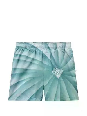 Versace Printed Boardshorts - Blue