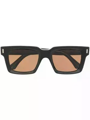 CUTLER & GROSS 1386 Square Frame Sunglasses - Black