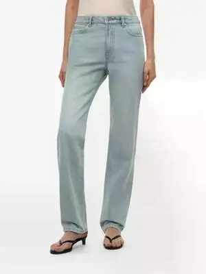 12 STOREEZ Light Cotton Straight-leg Jeans