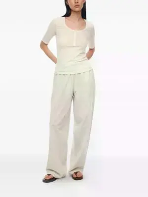 12 STOREEZ Gwen Short-sleeve Top - Neutrals