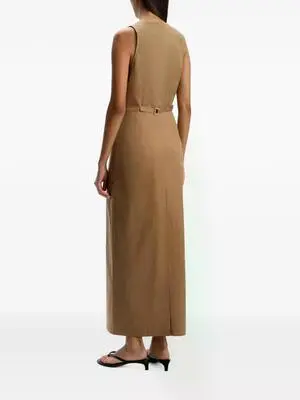12 STOREEZ Button-up Sleeveless Maxi Dress