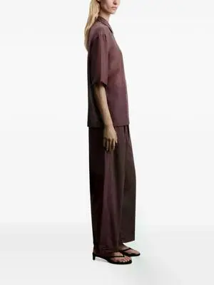 12 STOREEZ Short-sleeve Semi-sheer Shirt