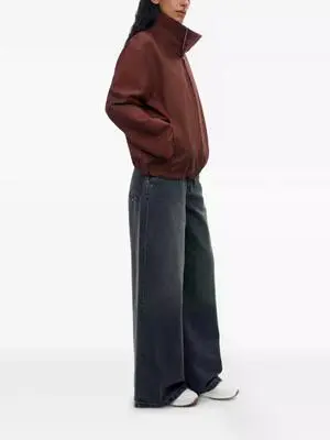 12 STOREEZ Wide-leg Jeans With Drawstring Waist