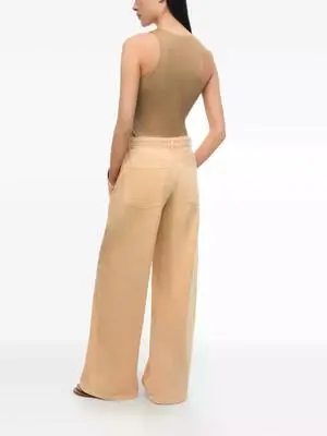 12 STOREEZ Drawstring Wide-leg Jeans