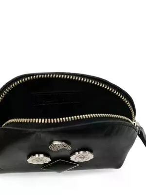 Toga Embellished Leather Coin Purse