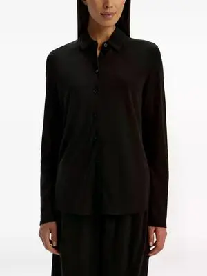 12 STOREEZ Long-sleeve Shirt - Black