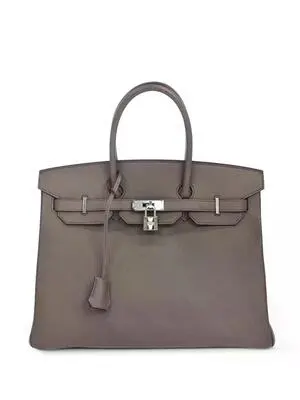 Hermès 2017 Epsom Birkin 35 Handbag - Brown