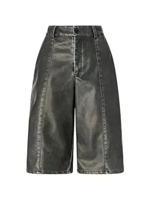 Pinko Faded-effect Panelled Shorts
