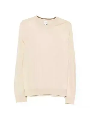 Paul Smith Crew-neck Wool Sweater - Neutrals