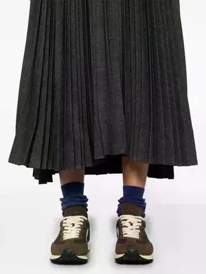 Plan C Plissé Midi Skirt
