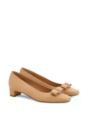 FERRAGAMO Iconic Bow Pumps