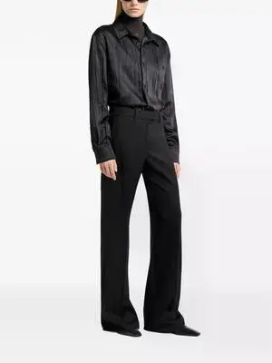 COURREGES Crinkled Satin Shirt