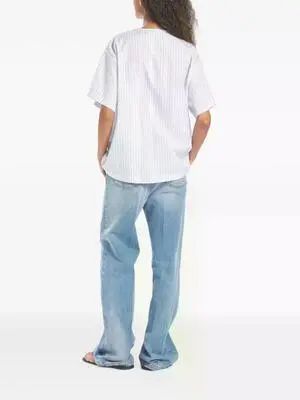 Barena Venezia Washed Denim Pressed-crease Straight Leg Jeans
