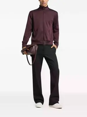 COURREGES Logo Embroidered Side Stripe Sweatshirt