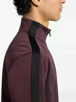 COURREGES Logo Embroidered Side Stripe Sweatshirt