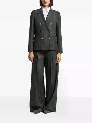 Peserico Pinstripe Double-breasted Jacket