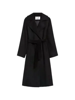 Max Mara Manuela Belted Coat - Black