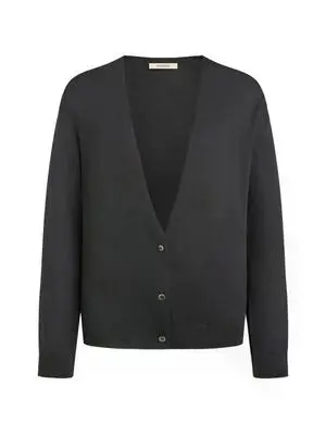 12 STOREEZ V-neck Cardigan - Grey