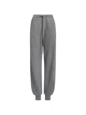 12 STOREEZ Drawstring Knitted Track Pants - Grey