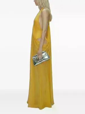 ATOIR Halterneck Draped Maxi Dress