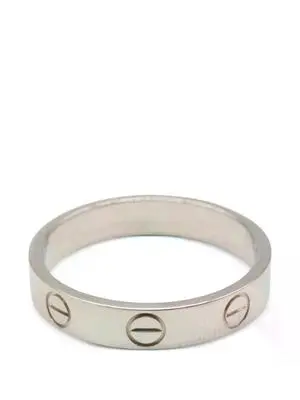 Cartier 2010s Mini Love Ring - Silver