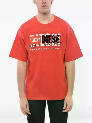 DIESEL® T-shirt With Layered Logos