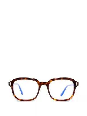 TOM FORD Round Frame Glasses - Brown