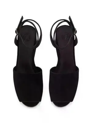12 STOREEZ Fonda Platform Sandals - Black