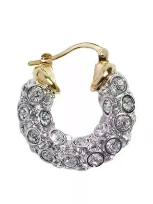 Simone Rocha Rhinestone-embellished Hoop Earrings