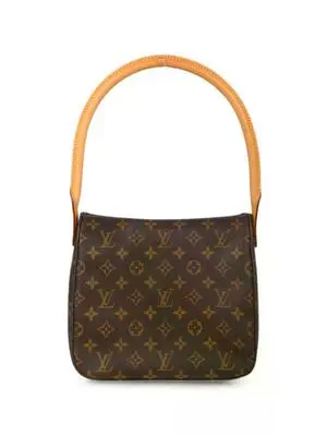 LOUIS VUITTON 2002 Mm Looping Tote Bag - Brown