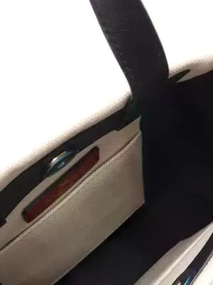 Valentino Garavani Vltn Logo Rockstud Canvas Tote Bag