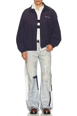 Acne Studios Olando Soft Cotton Poplin Jacket - Navy