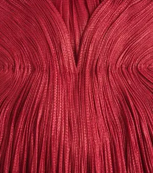 MARIA LUCIA HOHAN Naima Strapless Gown - Red