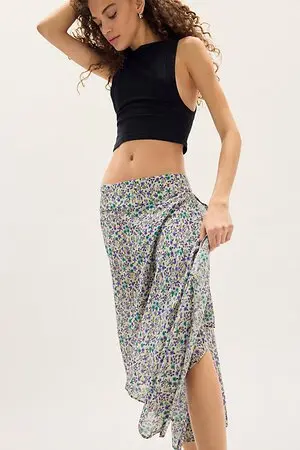 SPELL Mimi Rose Asymmetrical Skirt