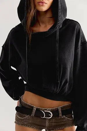 Free People Wesley Hoodie - Black