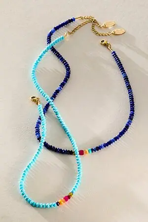 MEREDITH WATERSTRAAT Stone Necklace - Lapis