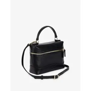Sandro Tangolino Leather Top-handle Bag - Black