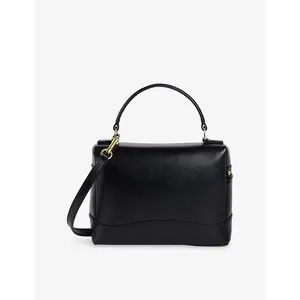 Sandro Tangolino Leather Top-handle Bag - Black