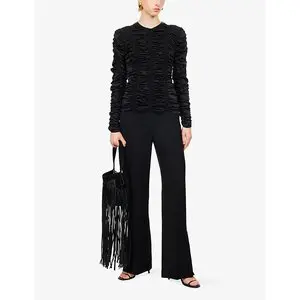 Khaite Grenare Straight-leg Virgin Wool Trousers