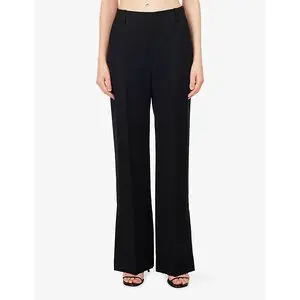 Khaite Grenare Straight-leg Virgin Wool Trousers