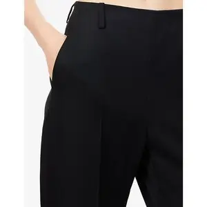 Khaite Grenare Straight-leg Virgin Wool Trousers