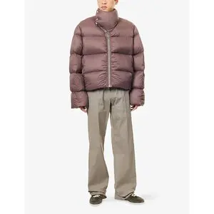 Rick Owens High-neck Welt-pocket Puffer Jacket