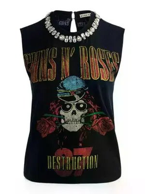 Alice + Olivia Micah Crystal-embellished Tank Top