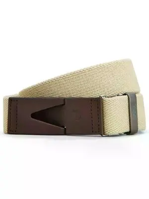 TOD'S Snap-buckle Canvas Belt - Neutrals