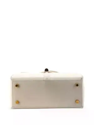 Celine 16 Top Handle Bag Smooth Calfskin Satchel - Neutrals