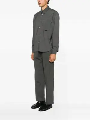 LARDINI Chest-pocket Button-up Shirt