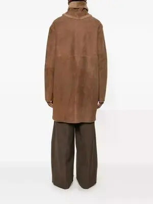 MANZONI 24 Shearling-lined Scarf Detail Coat