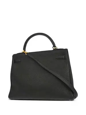Hermès 2002 Kelly 32 Retourne Satchel Bag - Black