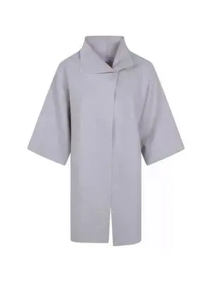 Harris Wharf London High-neck Wide-sleeve Coat
