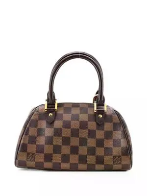 LOUIS VUITTON Ribera Handbag Damier Mini Satchel - Brown
